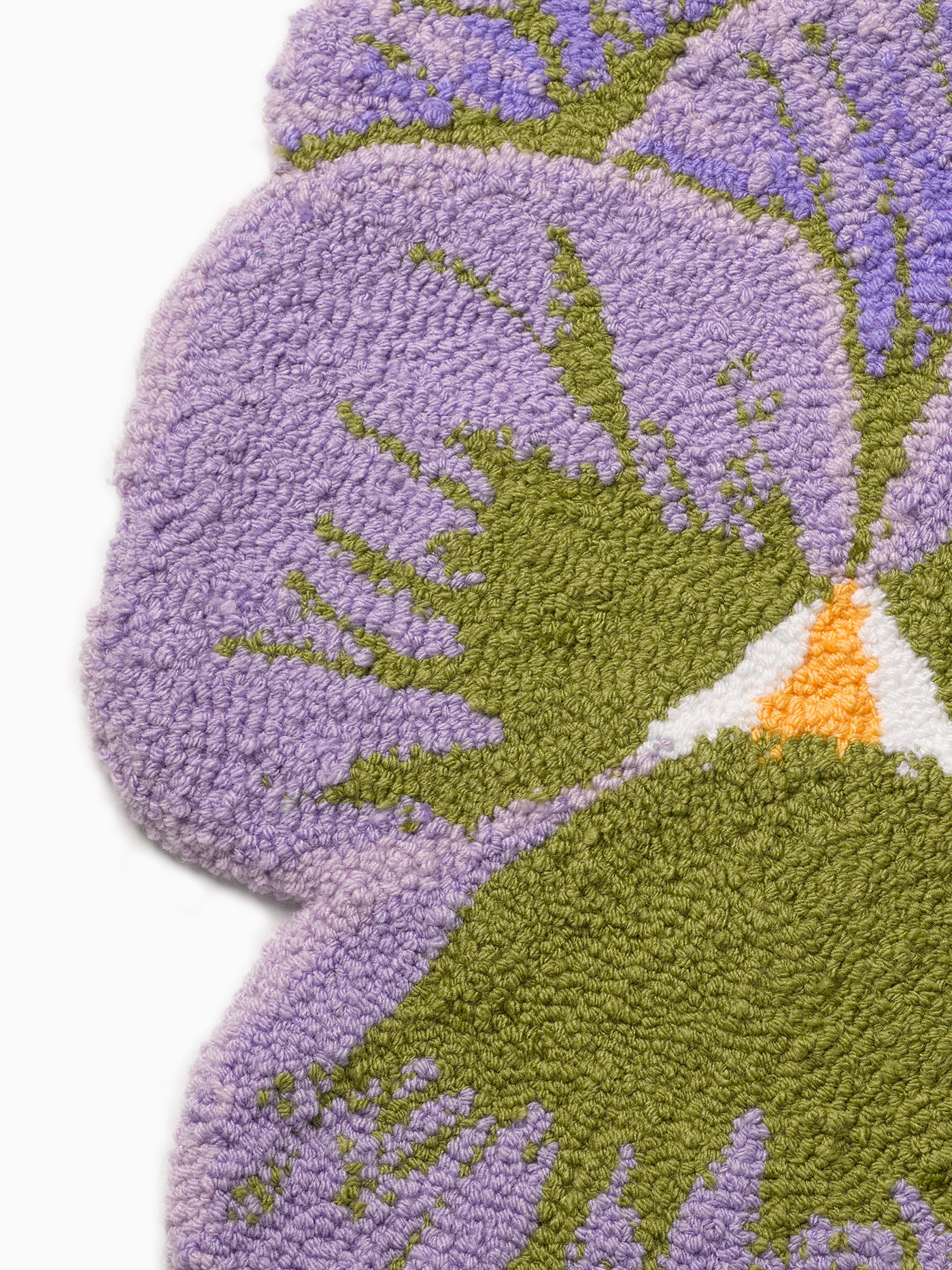 Pansy Rug Purple & Green | Floral Rugs – We Are Fox